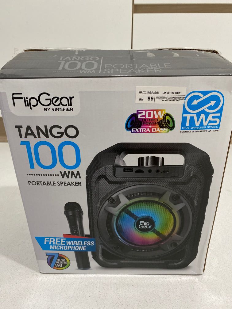 Tango 100WM portable speaker with wireless microphone., Audio, Portable ...