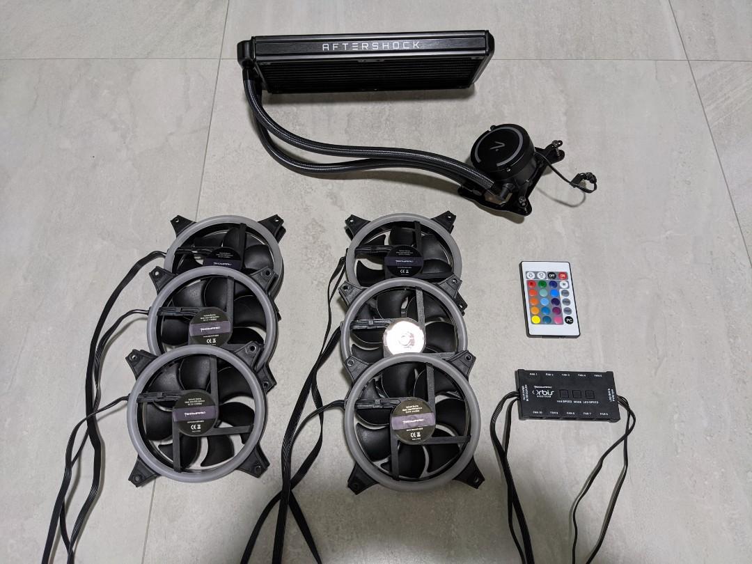 Tecware Orbis RGB Spectrum Fans + Controller, Computers & Tech, Parts ...