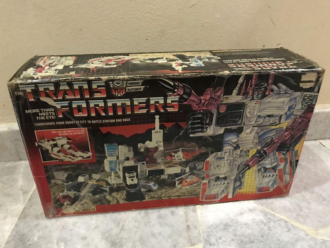 Transformers G1 Metroplex Vintage 1980s complete with box and papers ...