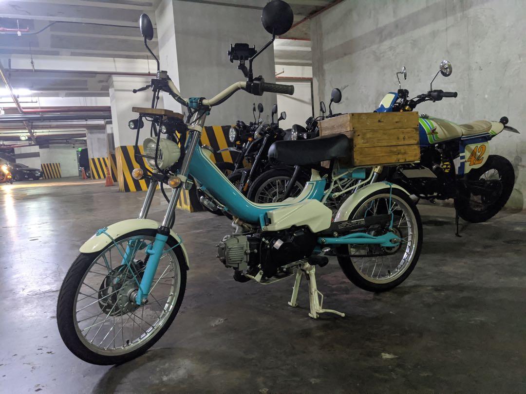 100cc Moped customized by kratos, Motorbikes, Motorbikes for Sale on ...