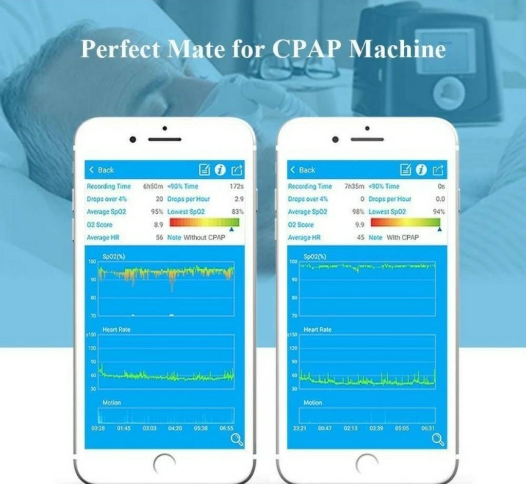 Viatom Checkme O2 Smart Wrist Pulse Oximeter, Health & Nutrition ...