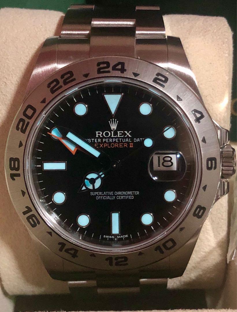 2011 Rolex Explorer 2 GMT, Luxury, Watches on Carousell