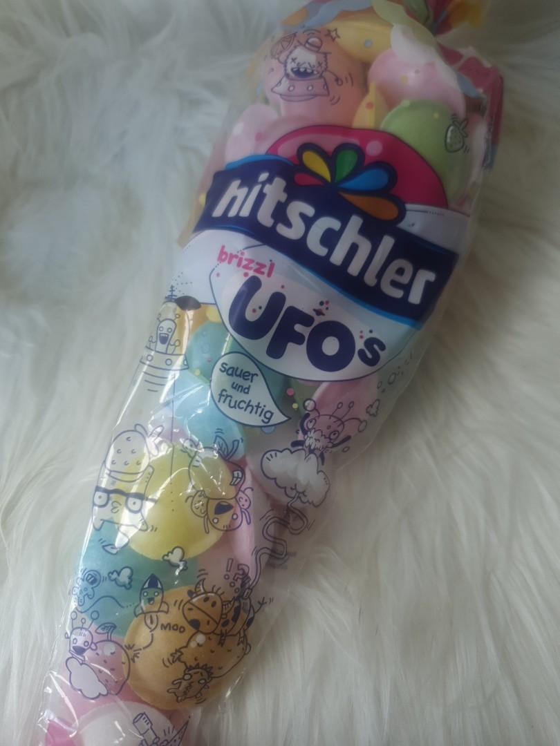 ASMR Hitschler UFO Satellite wafer candy, Food & Drinks, Fresh Produce ...