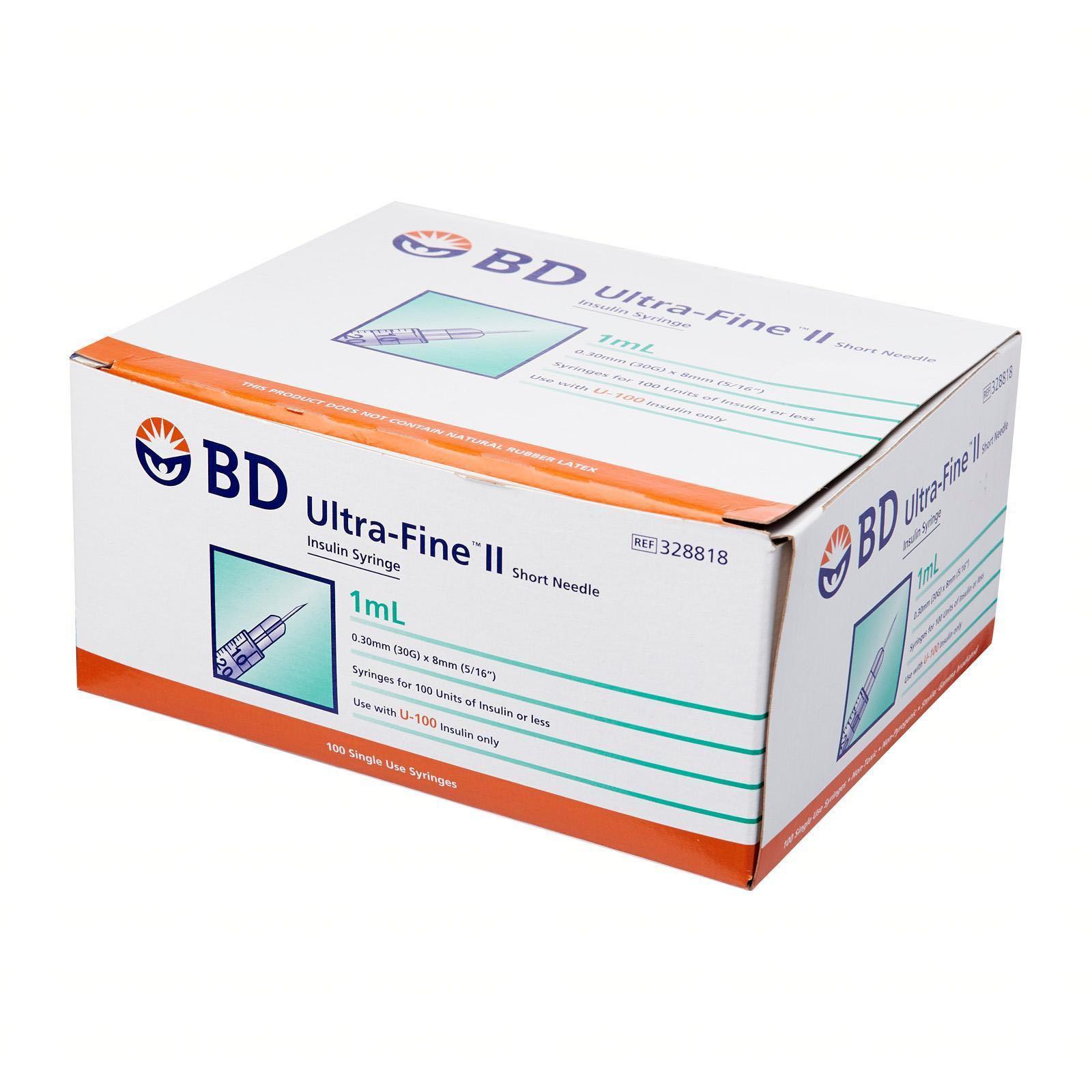 BD Ultra Fine Short Needle Insulin Syringe, Assistive Devices, Personal ...