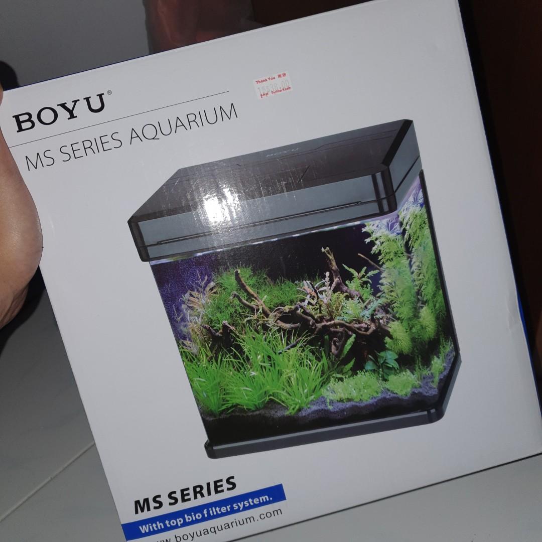 Boyu MS Fish Tank, Pet Supplies, Homes & Other Pet Accessories on Carousell