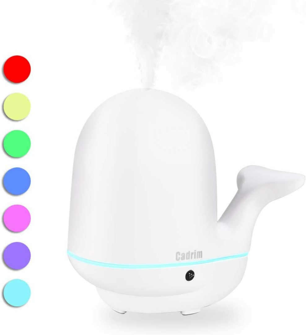 Cadrim Cute Diffuser, Aromatherapy Essential Oil Diffuser Ultrasonic ...