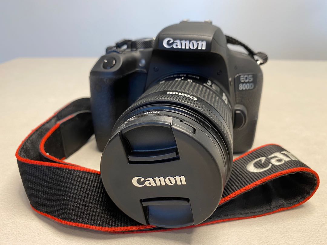 Canon EOS 800D + 18-55mm kit lens + Camera bag, Photography, Cameras on ...