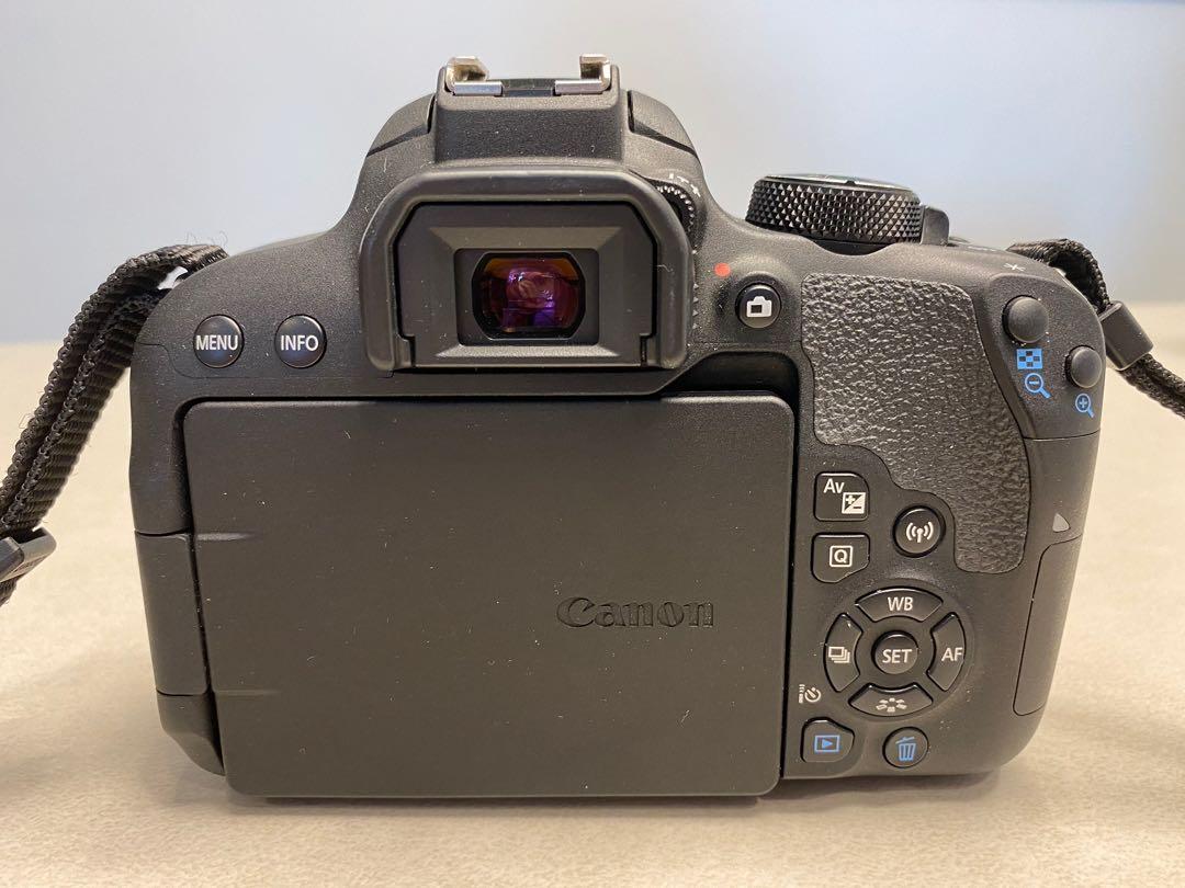Canon EOS 800D + 18-55mm kit lens + Camera bag, Photography, Cameras on ...