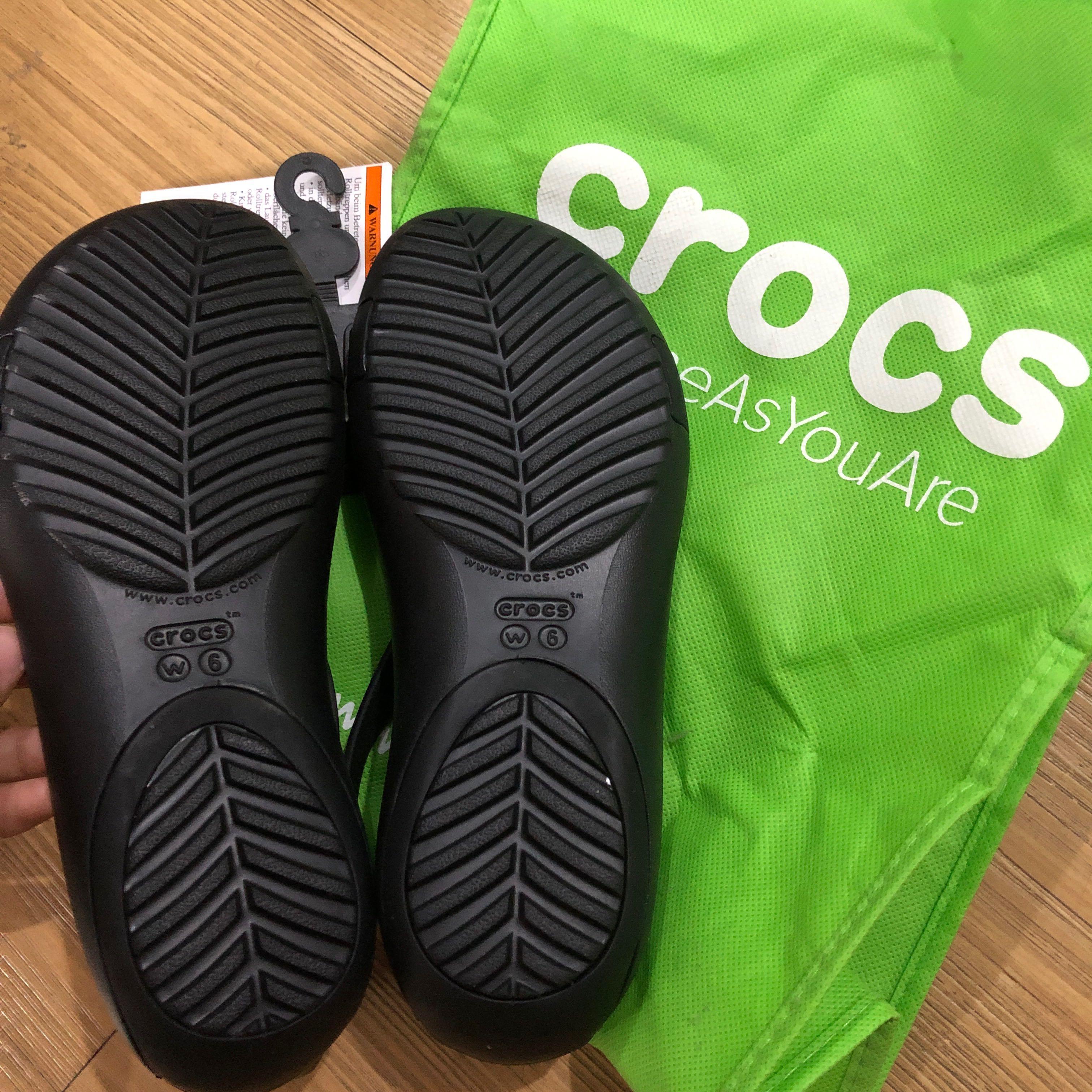 CROCS serena sandals women AUTHENTIC, Women's Fashion, Footwear, Flats & Sandals on Carousell