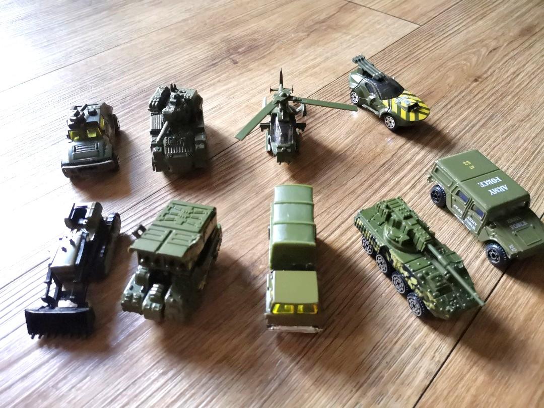 diecast Military Army Vehicle lot Set 9 units loose Size 1:64, Hobbies ...
