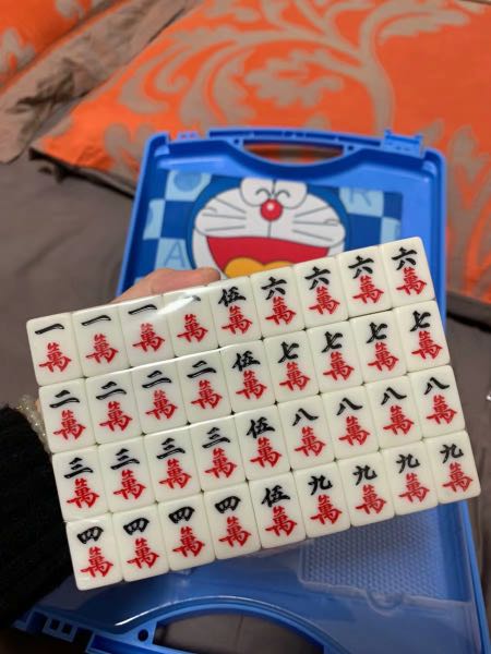 Doraemon Mini Mahjong Set, Toys & Games, Board Games & Cards on Carousell