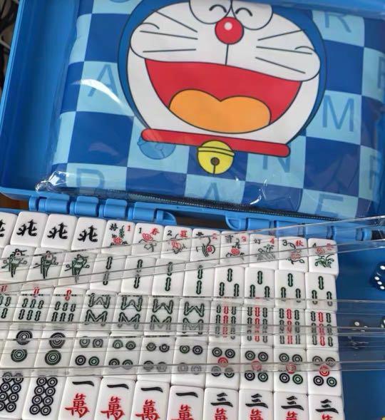Doraemon Mini Mahjong Set, Toys & Games, Board Games & Cards on Carousell