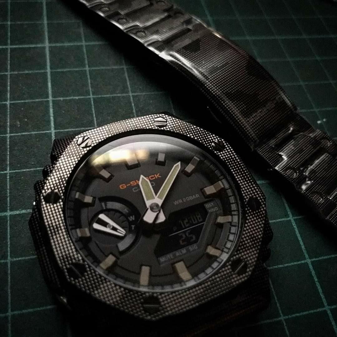 GA 2100 Camo Mod, Luxury, Watches on Carousell