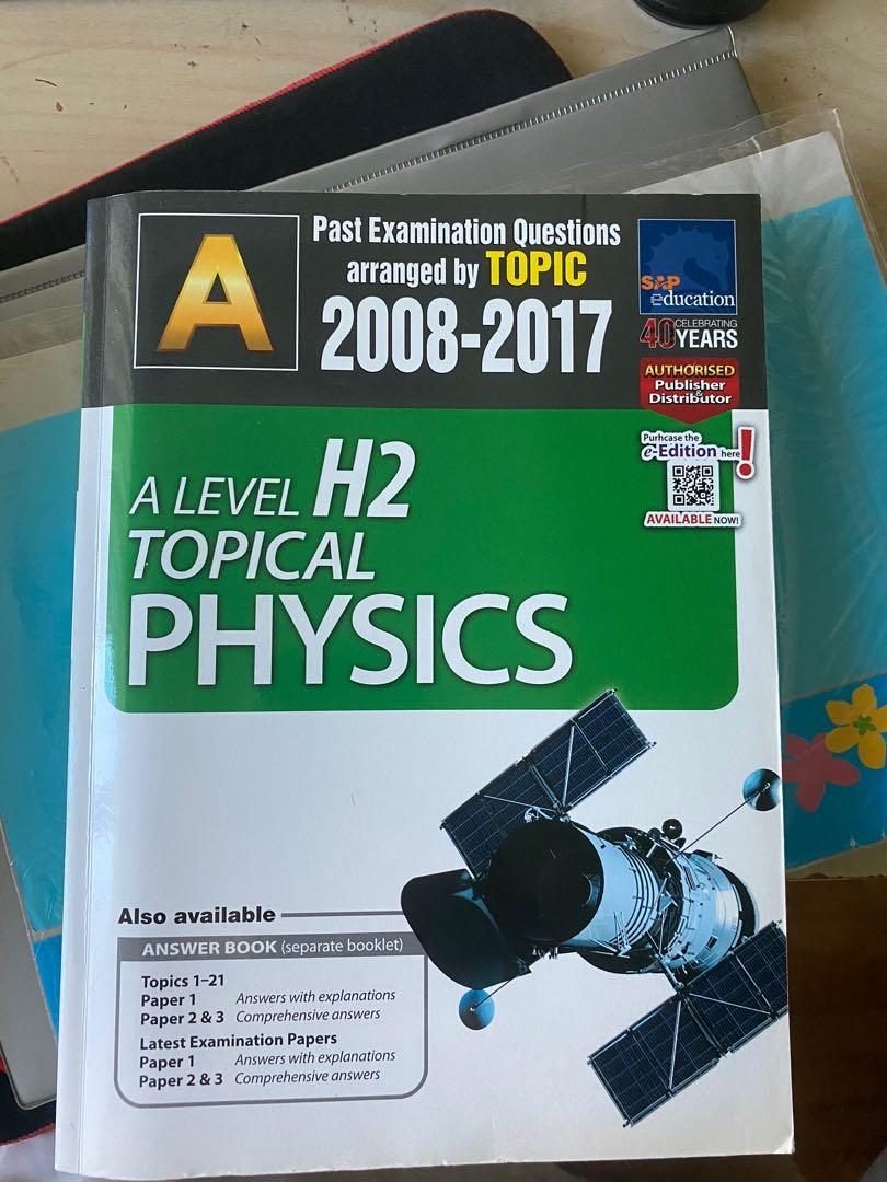 H2 A Levels Topical Physics Book, Books & Stationery, Textbooks ...