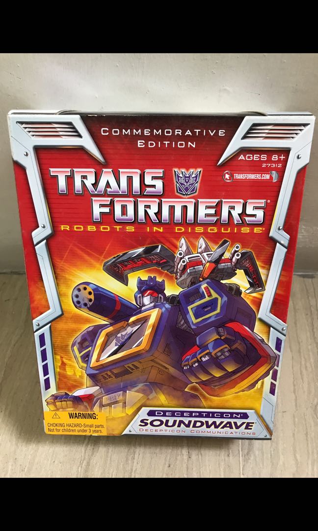 Hasbro Transformers TF G1 Reissue TRU Commemorative Edition Soundwave ...