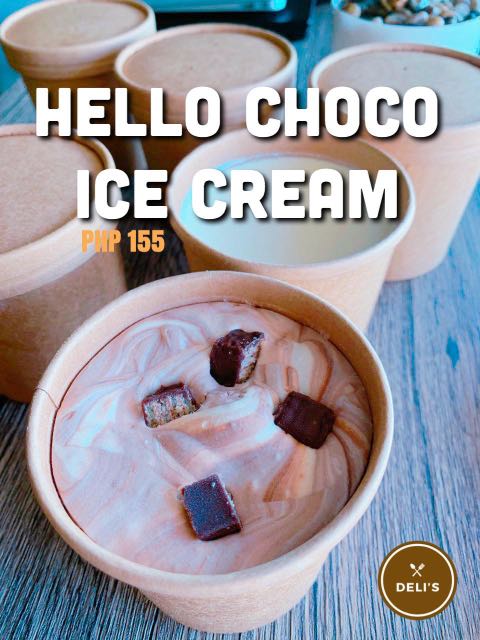 Haw Haw & Hello Choco Ice Cream 12oz., Food & Drinks, Packaged ...