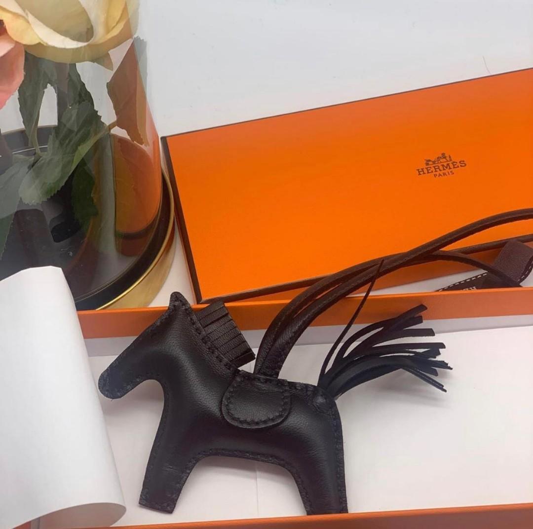 Hermes black Rodeo, Women's Fashion, Watches & Accessories, Other ...