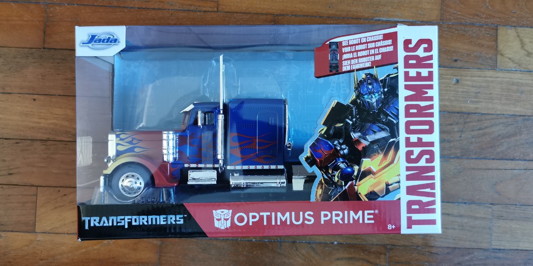 Jada Metals Transformers Optimus Prime 1:24, Toys & Games, Bricks ...