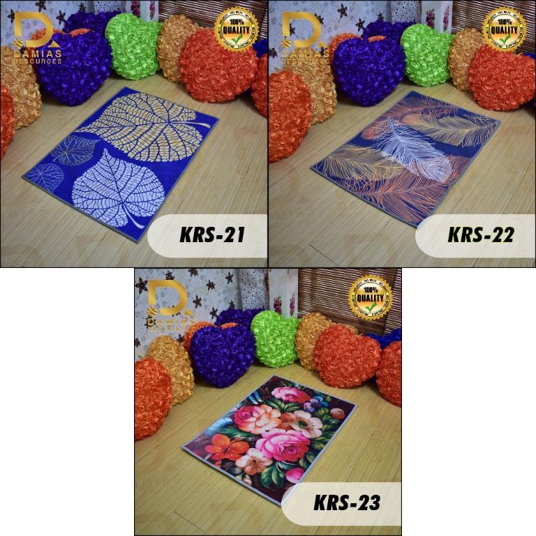 Kitchen Runner Printed High Quality Alas Kaki Velvet saiz S 50 cm X 70 ...