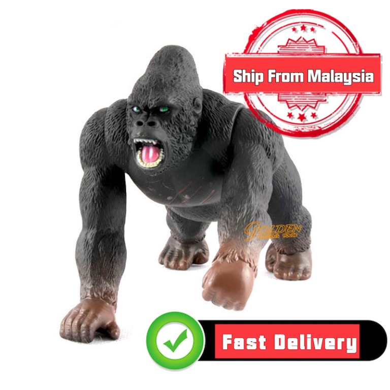 Kong Skull Island King Kong Action Figure 17cm Wildlife Gorilla toy For ...