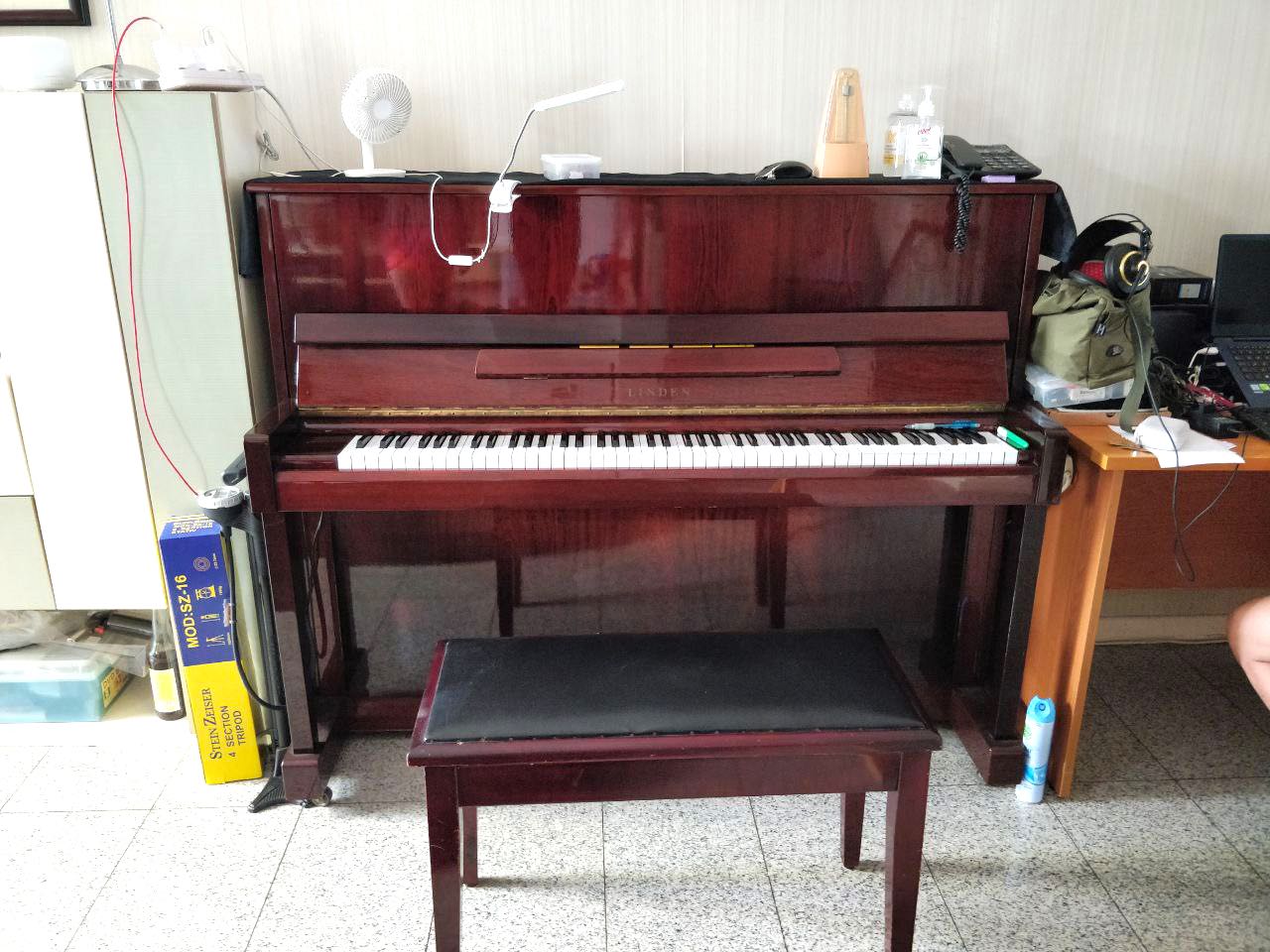 Linden Piano (K-121), Hobbies & Toys, Music & Media, Musical ...