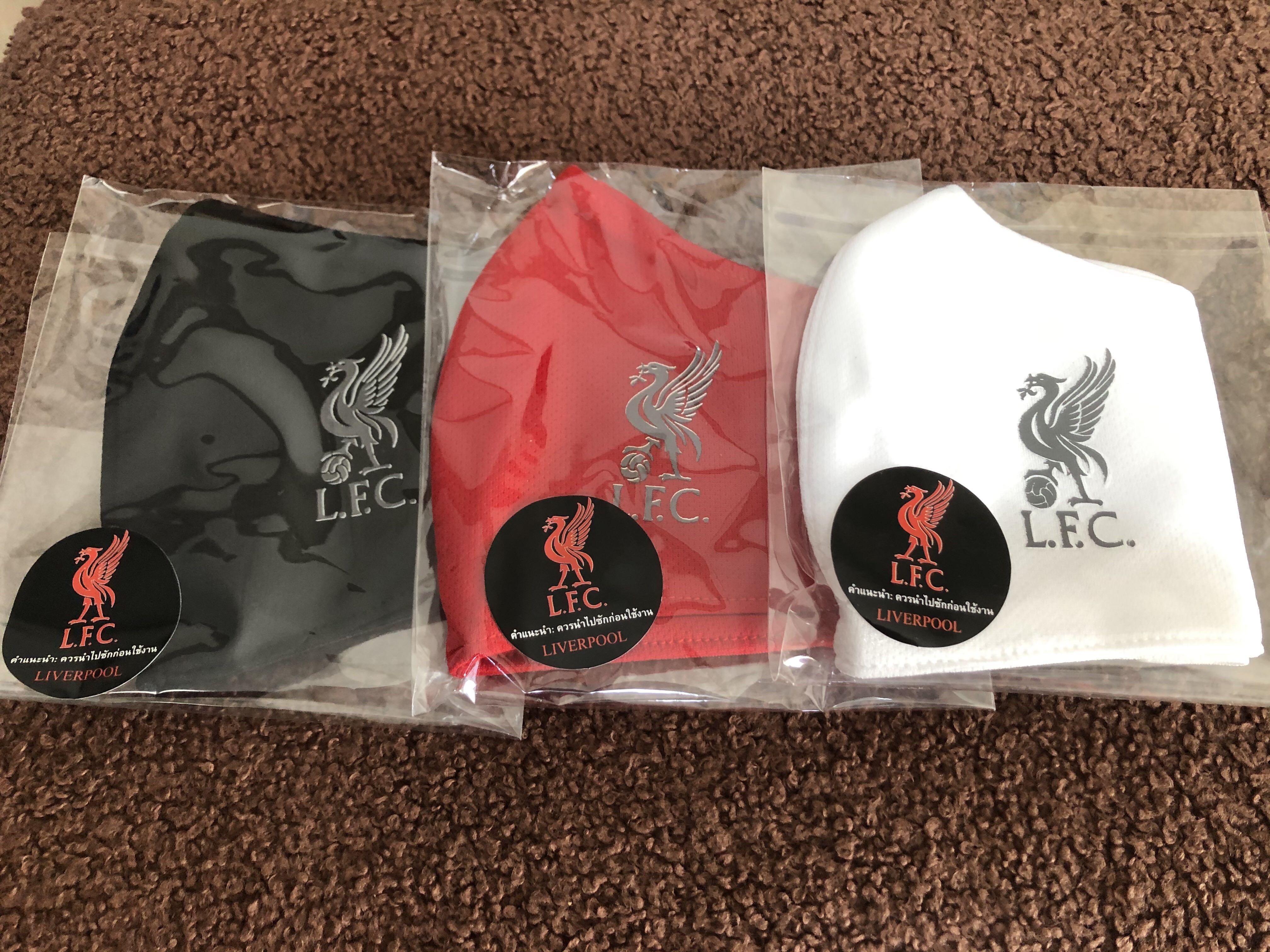 Liverpool Logo Face Masks, Men's Fashion, Activewear on Carousell