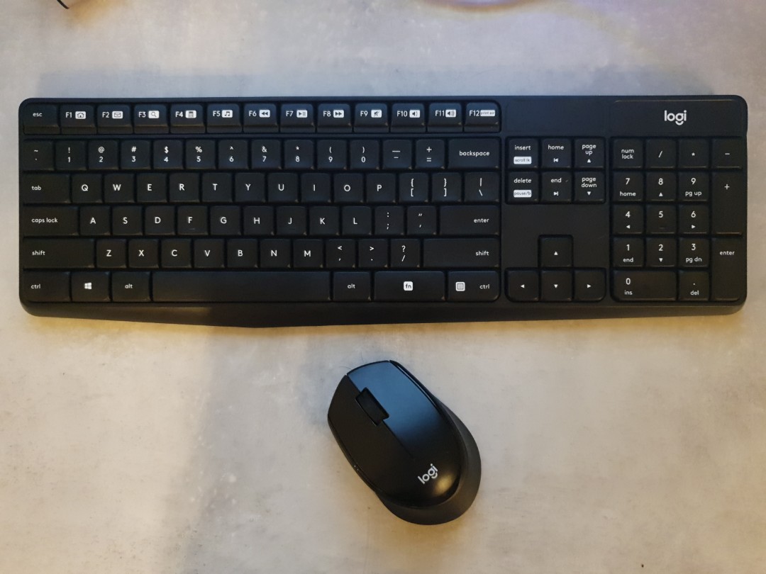 Logitech Keyboard MK235 Wireless Silent Mouse + Keyboard Combo, Computers & Tech, Parts ...