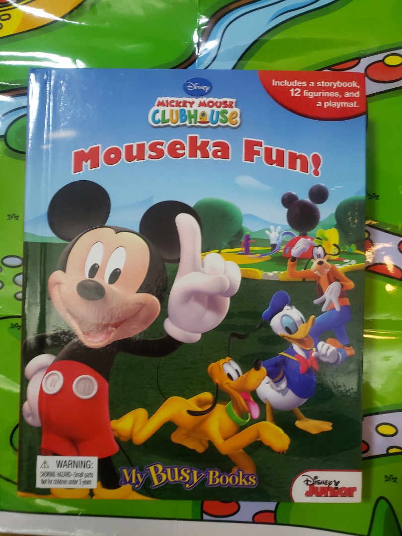 Mickey mouse clubhouse （My busy book）, 興趣及遊戲, 玩具 & 遊戲類 - Carousell