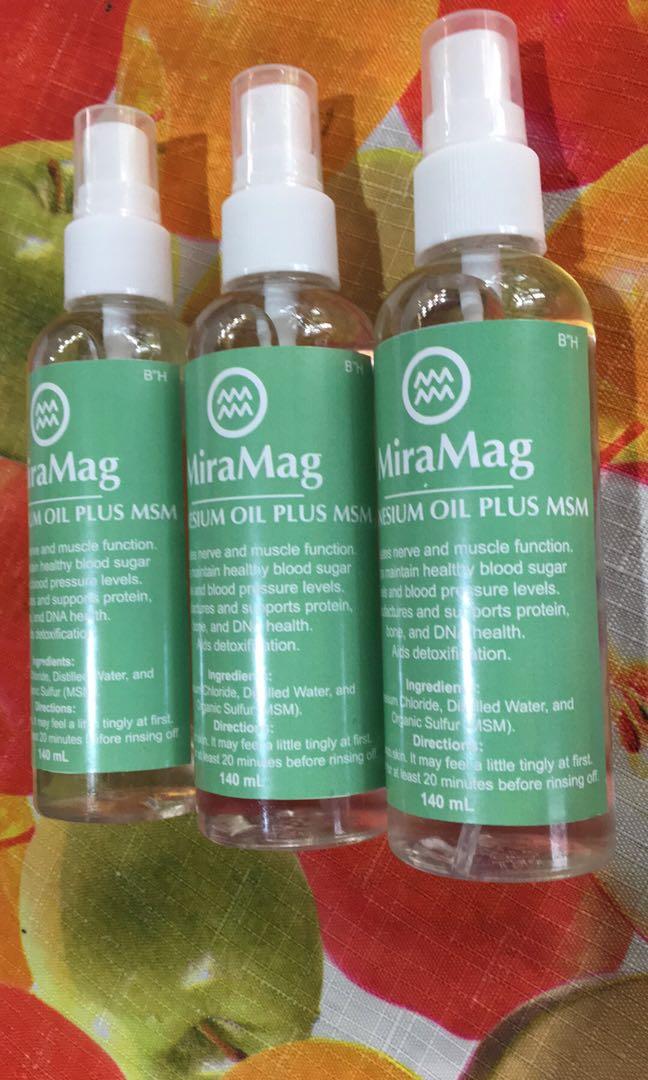 MiraMag magnesium with msm transdermal on Carousell