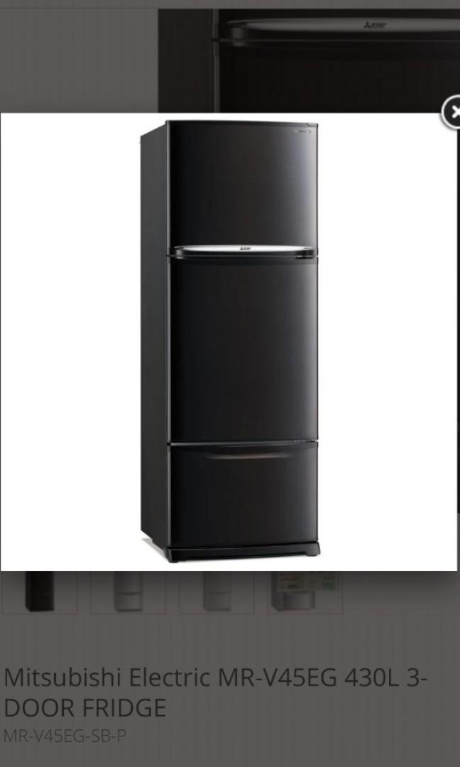 MITSUBISHI ELECTRIC MR-V45EG 430L 3-DOOR FRIDGE, Home Appliances ...
