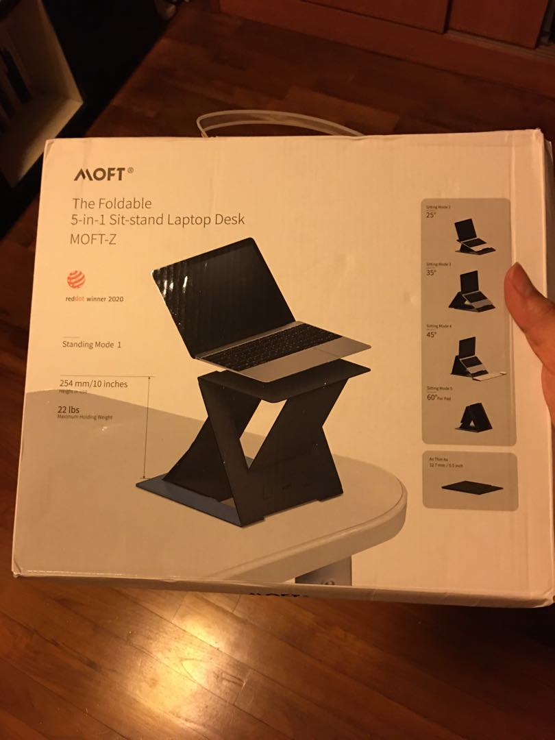 MOFT Z foldable laptop stand, Mobile Phones & Gadgets, Mobile & Gadget ...