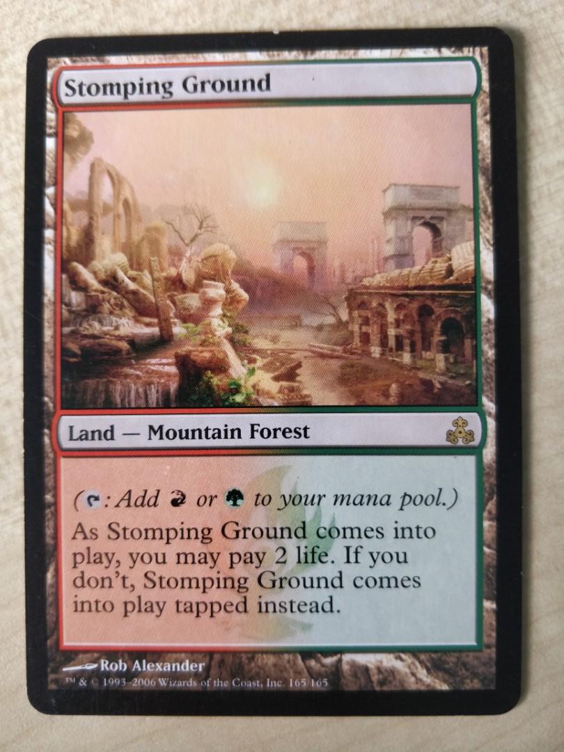 MTG Stomping Ground Guildpact LP++, Hobbies & Toys, Toys & Games on ...
