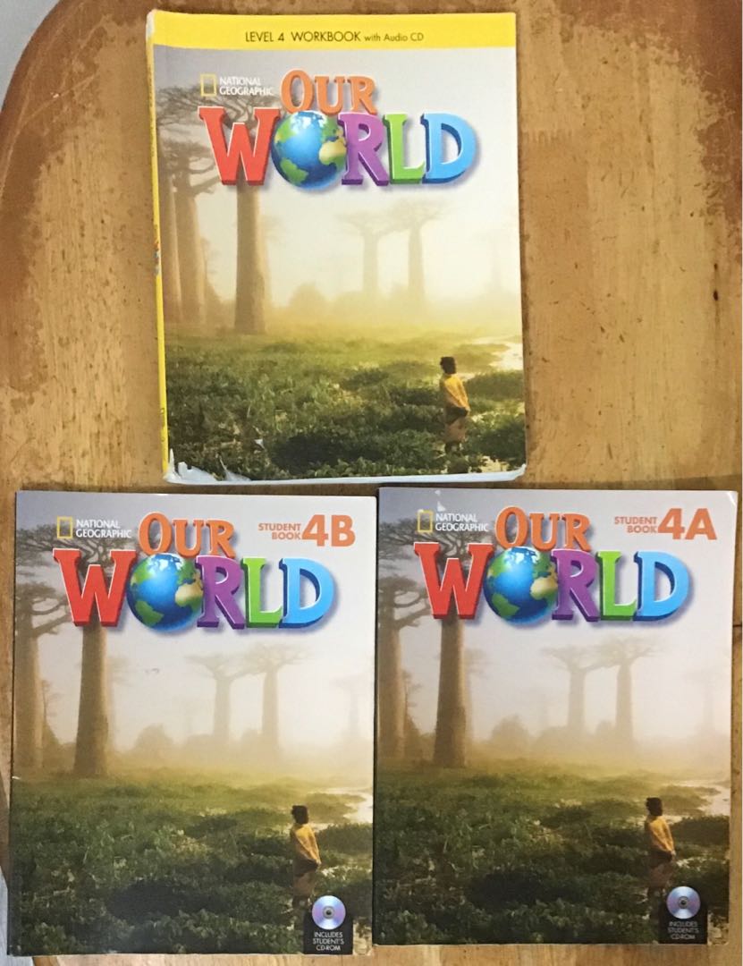 National Geographic our world 4A/4B/level 4 workbook, 興趣及遊戲, 書本 & 文具 ...
