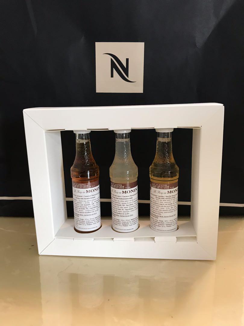 Nespresso Syrups Monin, Food & Drinks, Beverages on Carousell