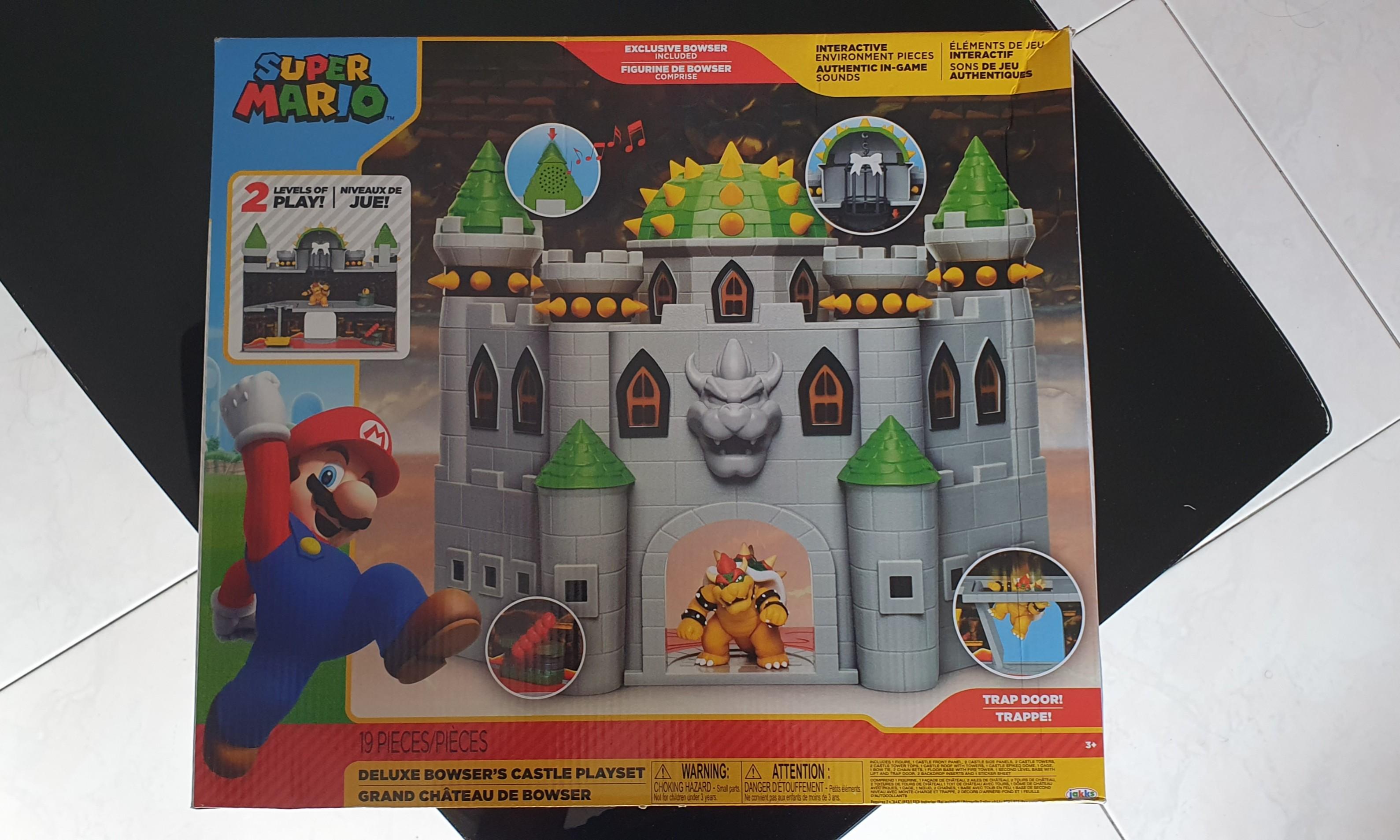 Nintendo Bowser's Castle Super Mario Deluxe Bowser's Castle Playset ...