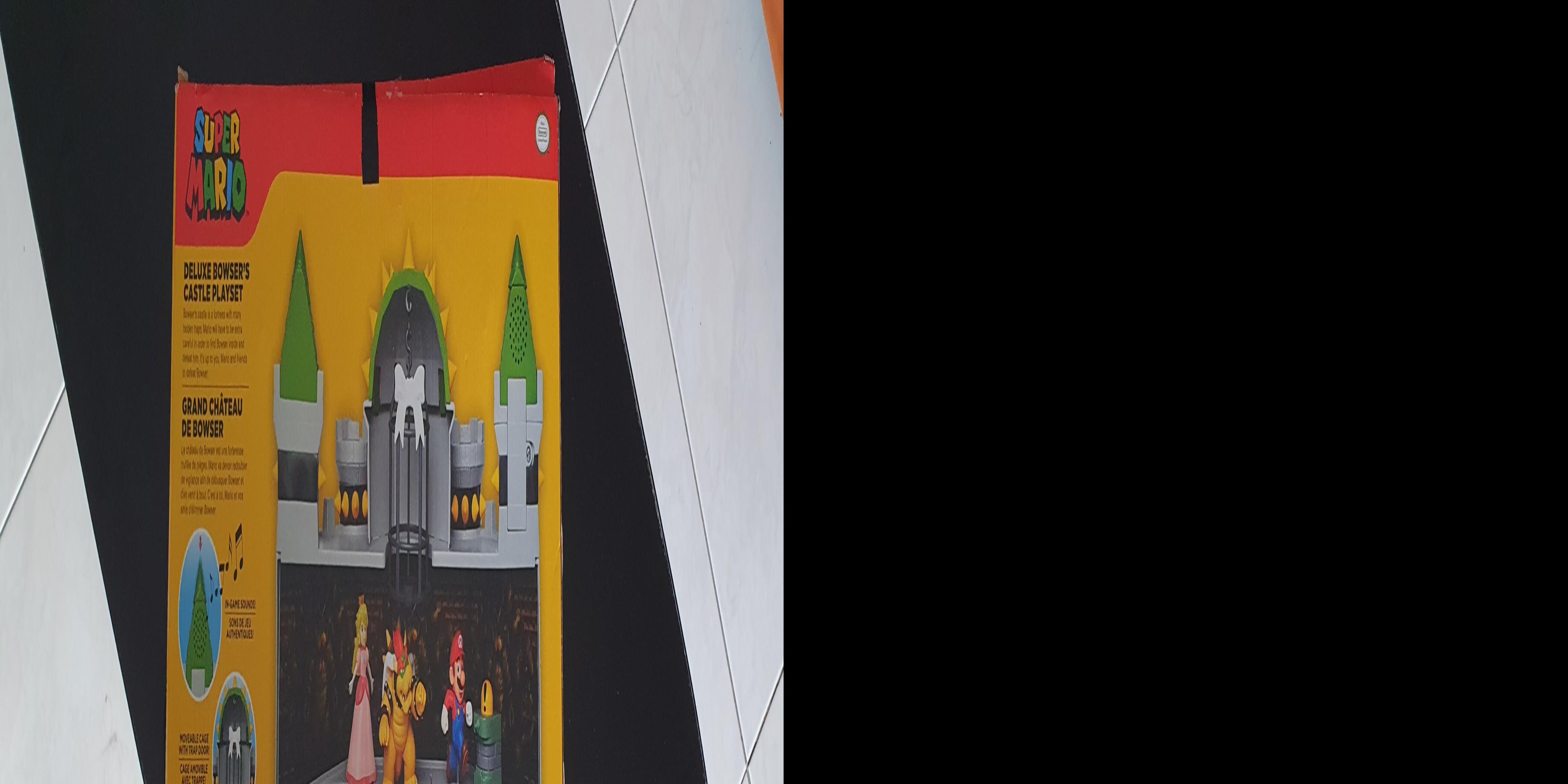 Nintendo Bowser's Castle Super Mario Deluxe Bowser's Castle Playset ...