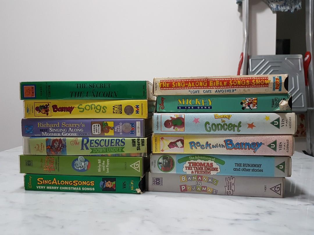 Old VHS Tapes, Hobbies & Toys, Memorabilia & Collectibles, Vintage ...