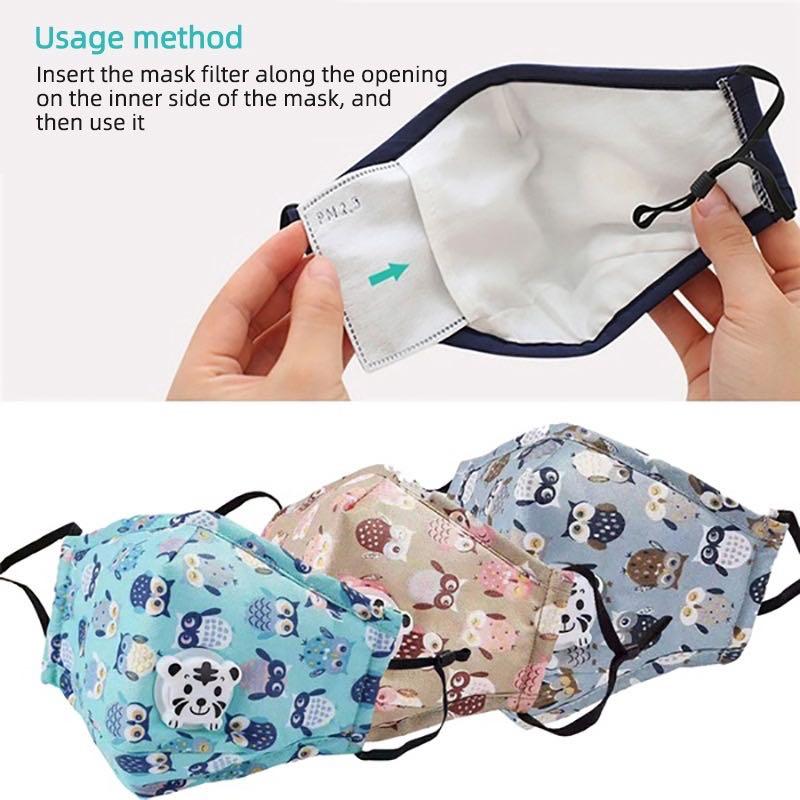 [PO] Reusable Children Face Mask (6 Designs available), Babies & Kids ...