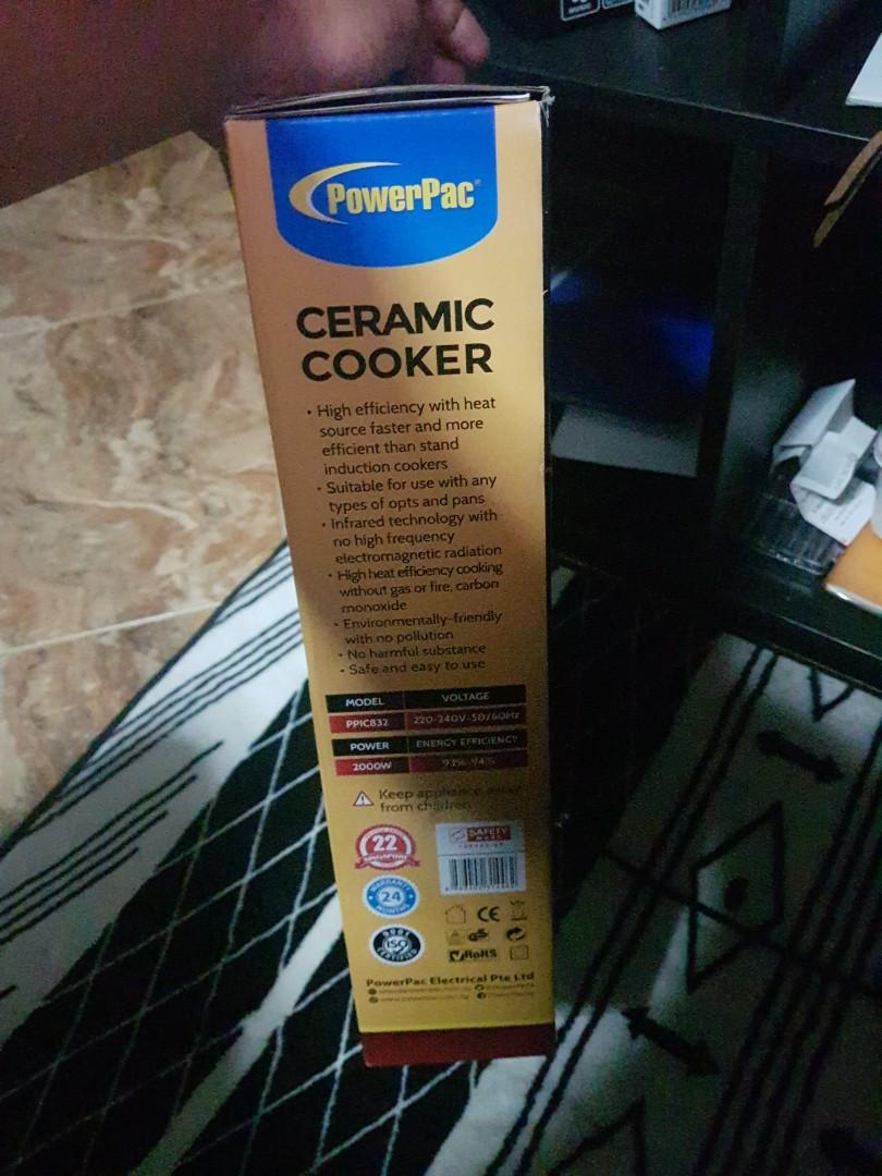 PowerPac Ceramic Cooker, Home Appliances, Kitchenware on Carousell