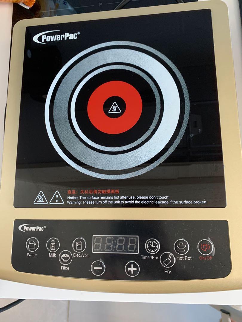 Powerpac induction cooker, TV & Home Appliances, Kitchen Appliances ...