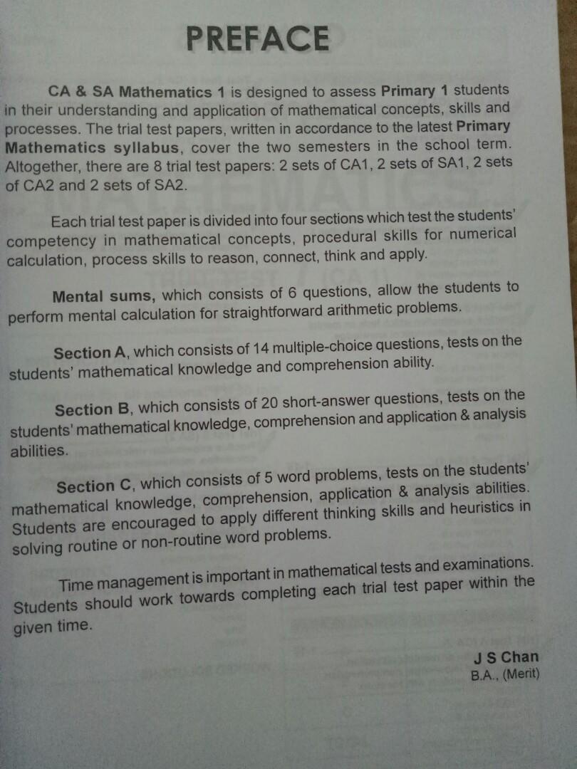 PR 1 MATHS, Hobbies & Toys, Books & Magazines, Assessment Books on ...