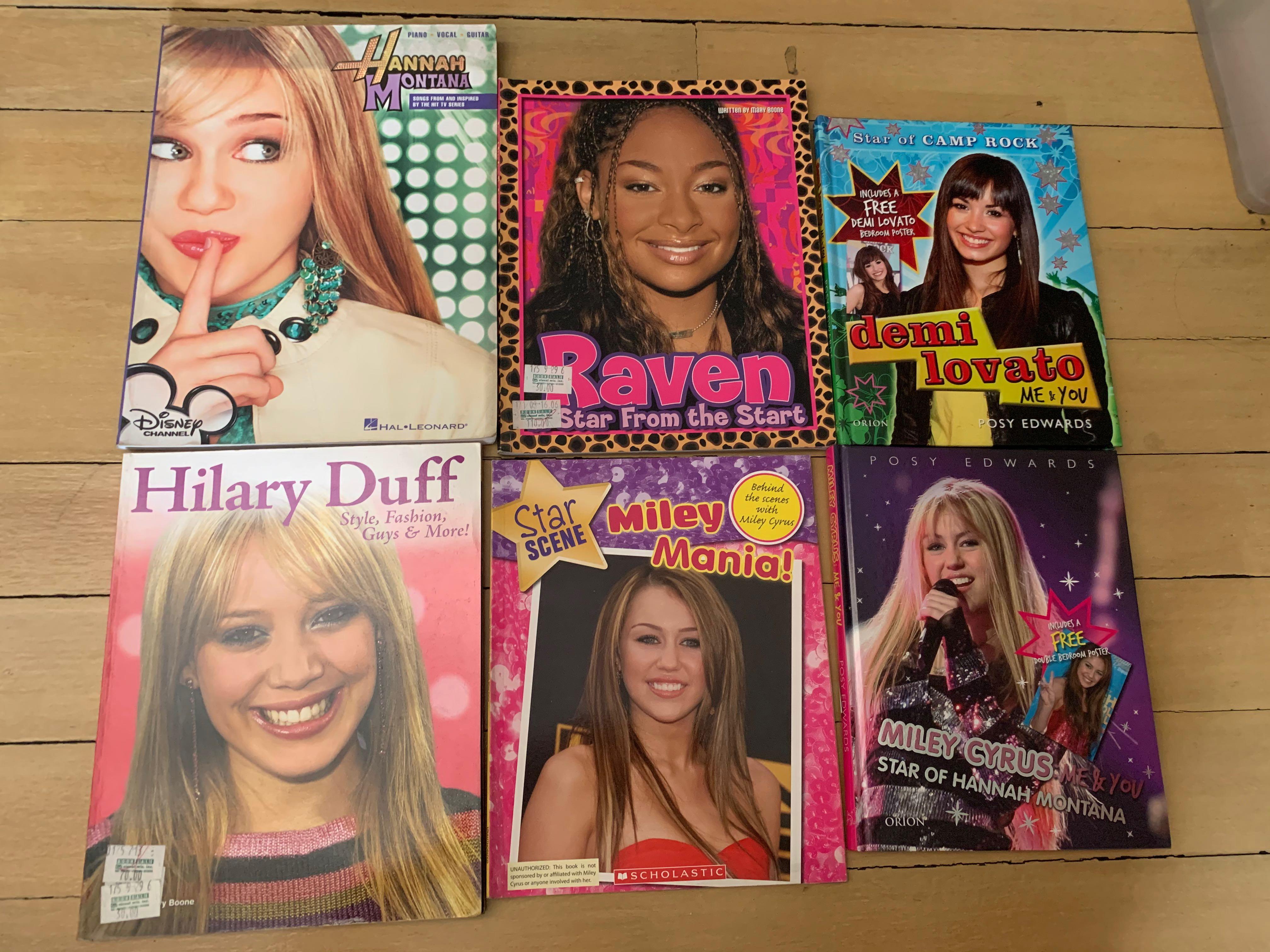 PRELOVED: Disney Channel Stars Books (Hannah Montana, Lizzie McGuire ...