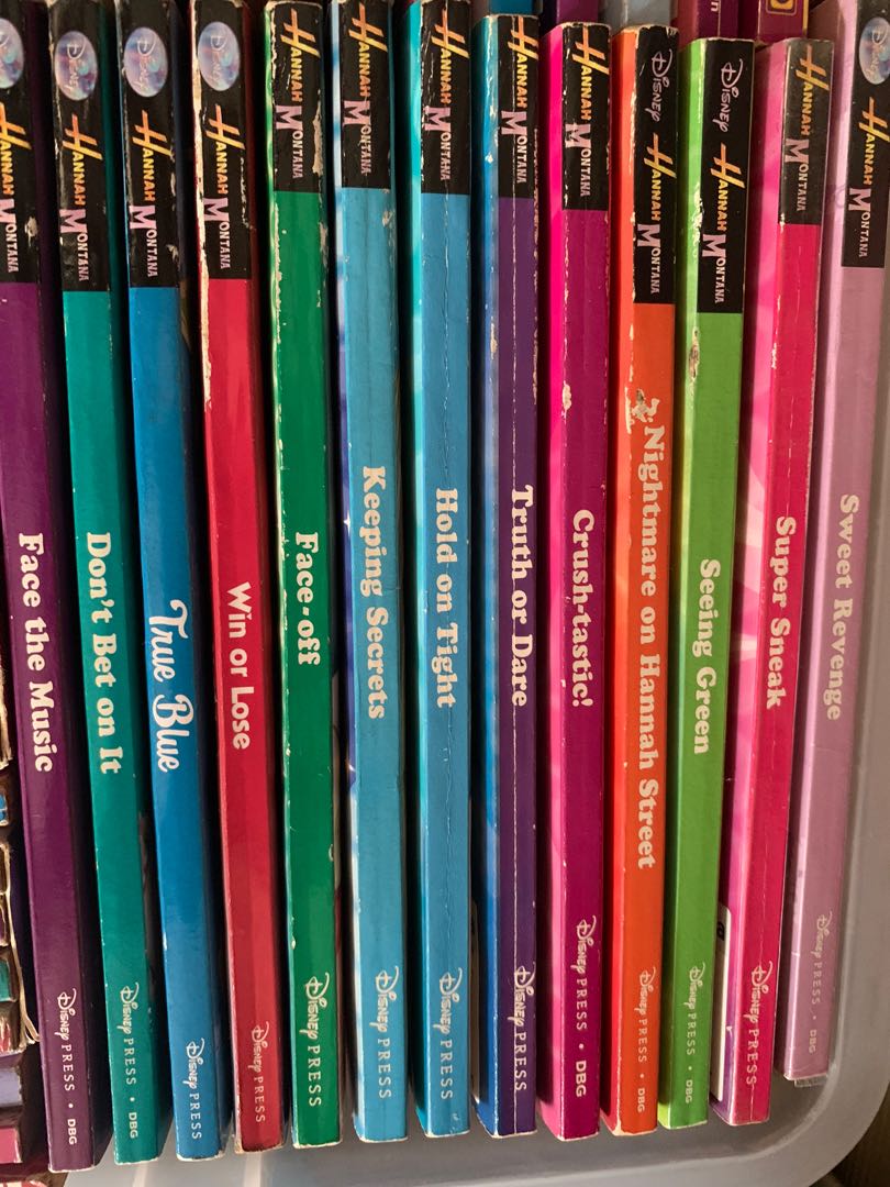 PRELOVED: Disney Channel Stars Books (Hannah Montana, Lizzie McGuire ...