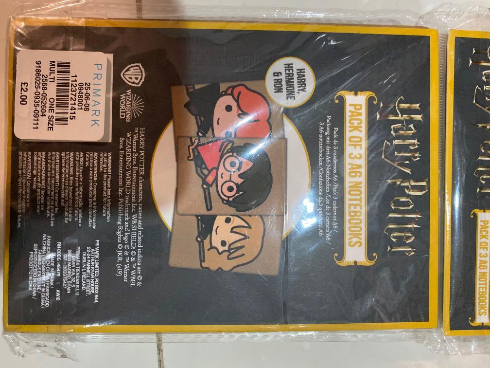 Primark Harry Potter Notebook, Books & Stationery, Stationery on Carousell