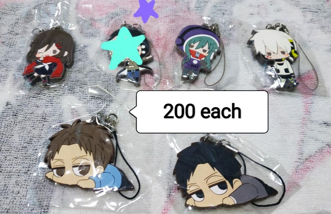 [Repriced] Assorted Anime rubber straps and Small Figures, Hobbies ...
