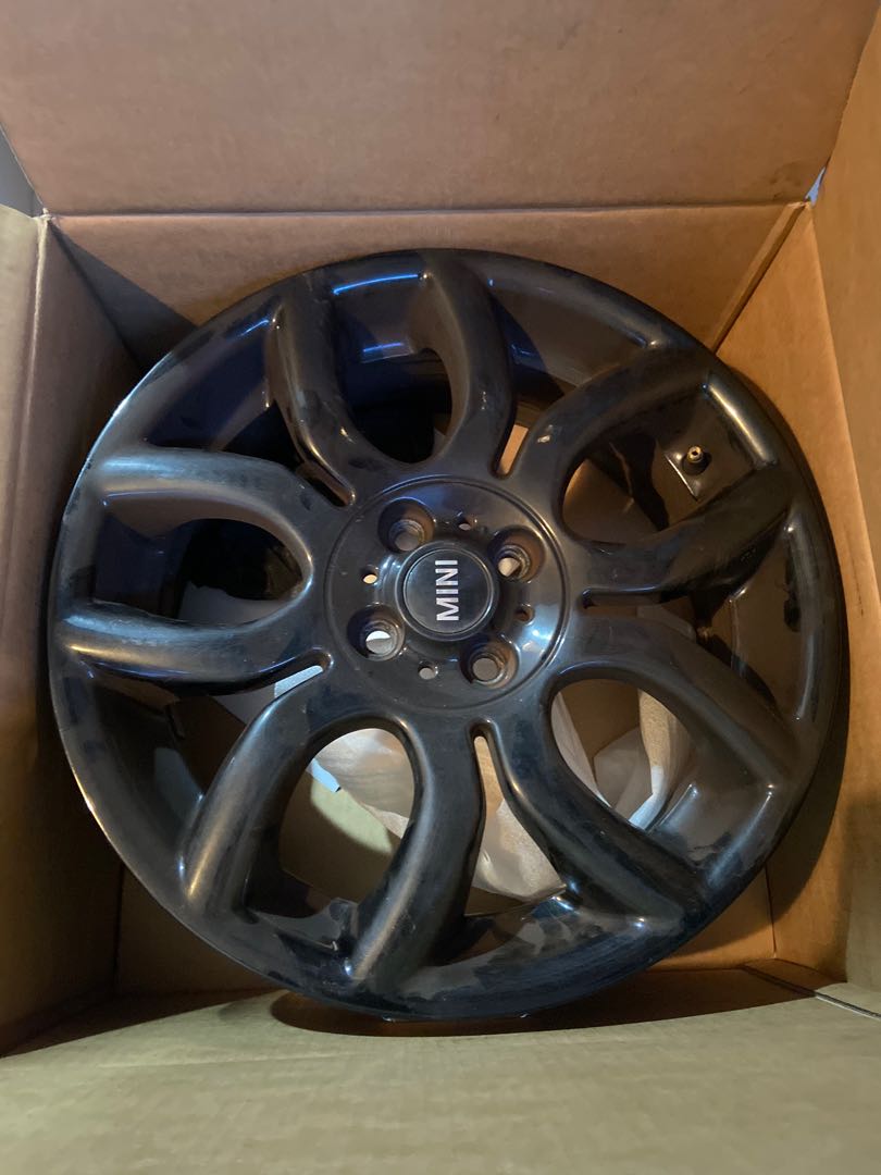 MINI Cooper S R56 N14 Stock black Rims, Car Accessories, Tyres & Rims ...