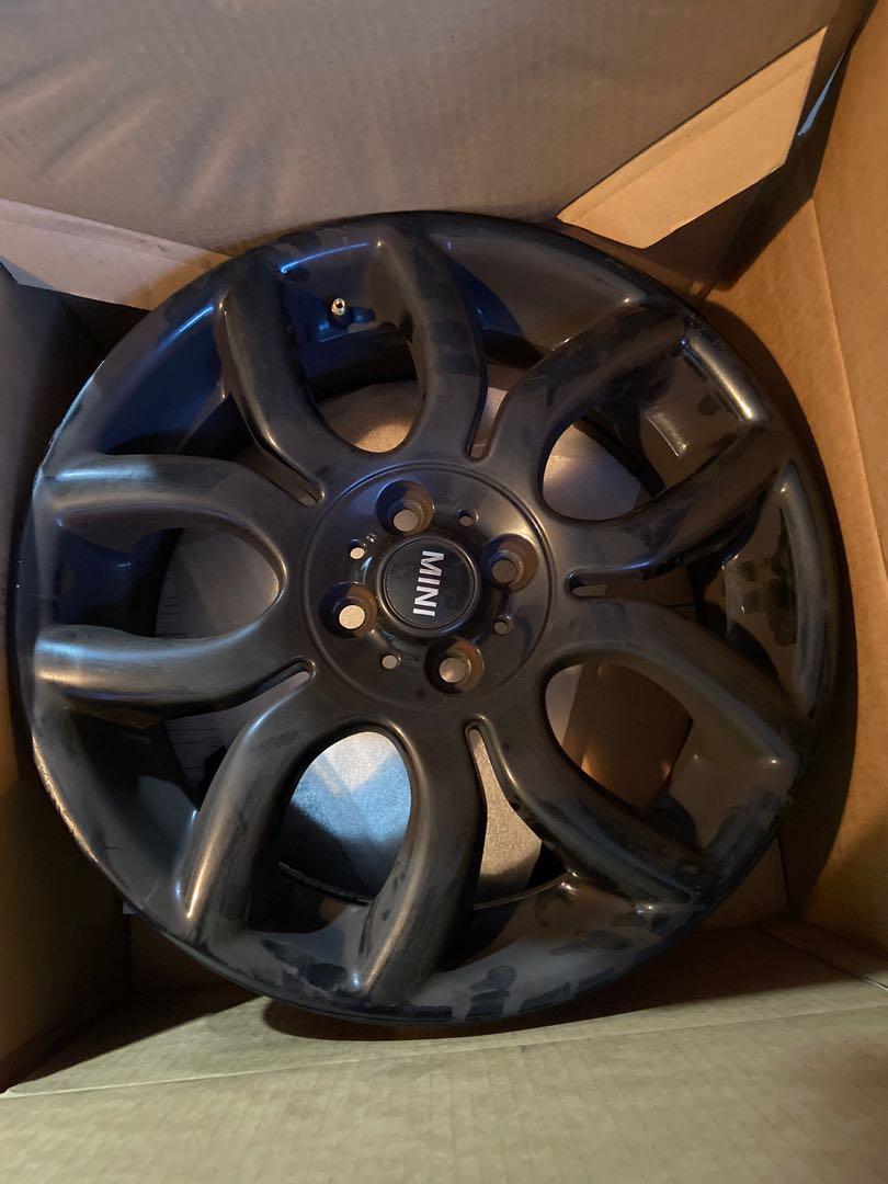 MINI Cooper S R56 N14 Stock black Rims, Car Accessories, Tyres & Rims ...