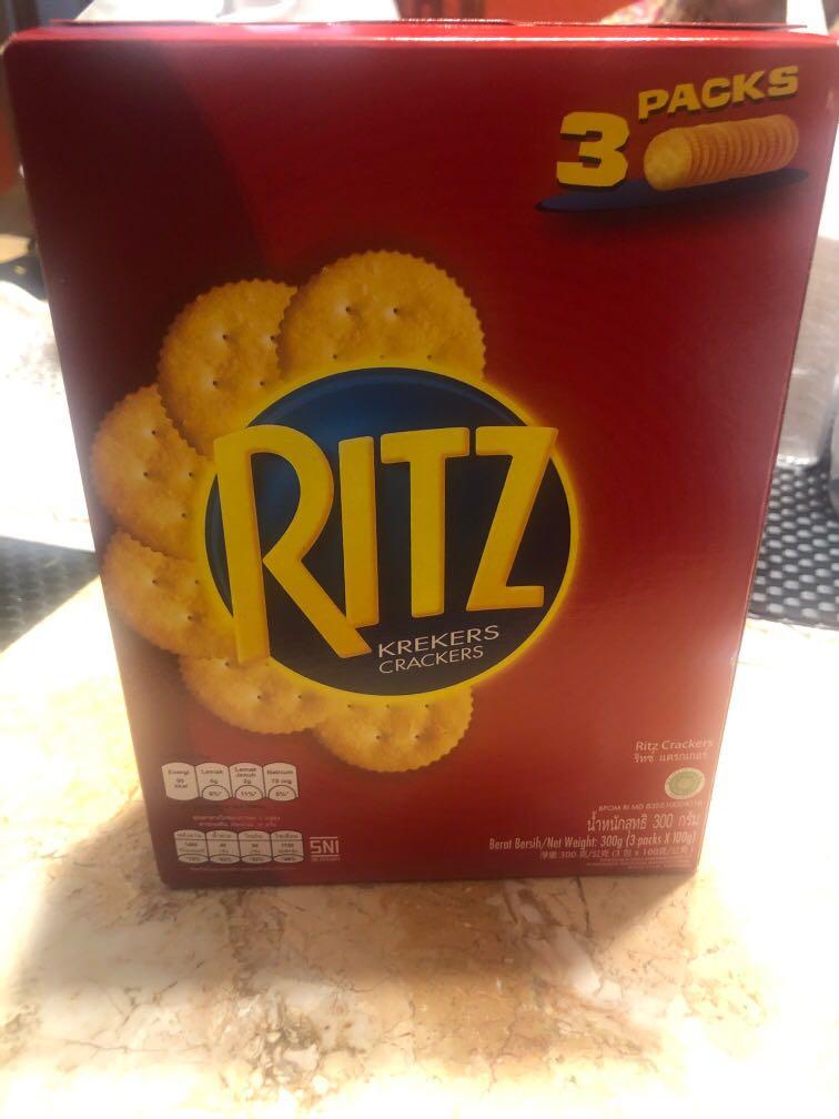 RITZ BISCUITS 3 in on package, Food & Drinks, Local Eats on Carousell