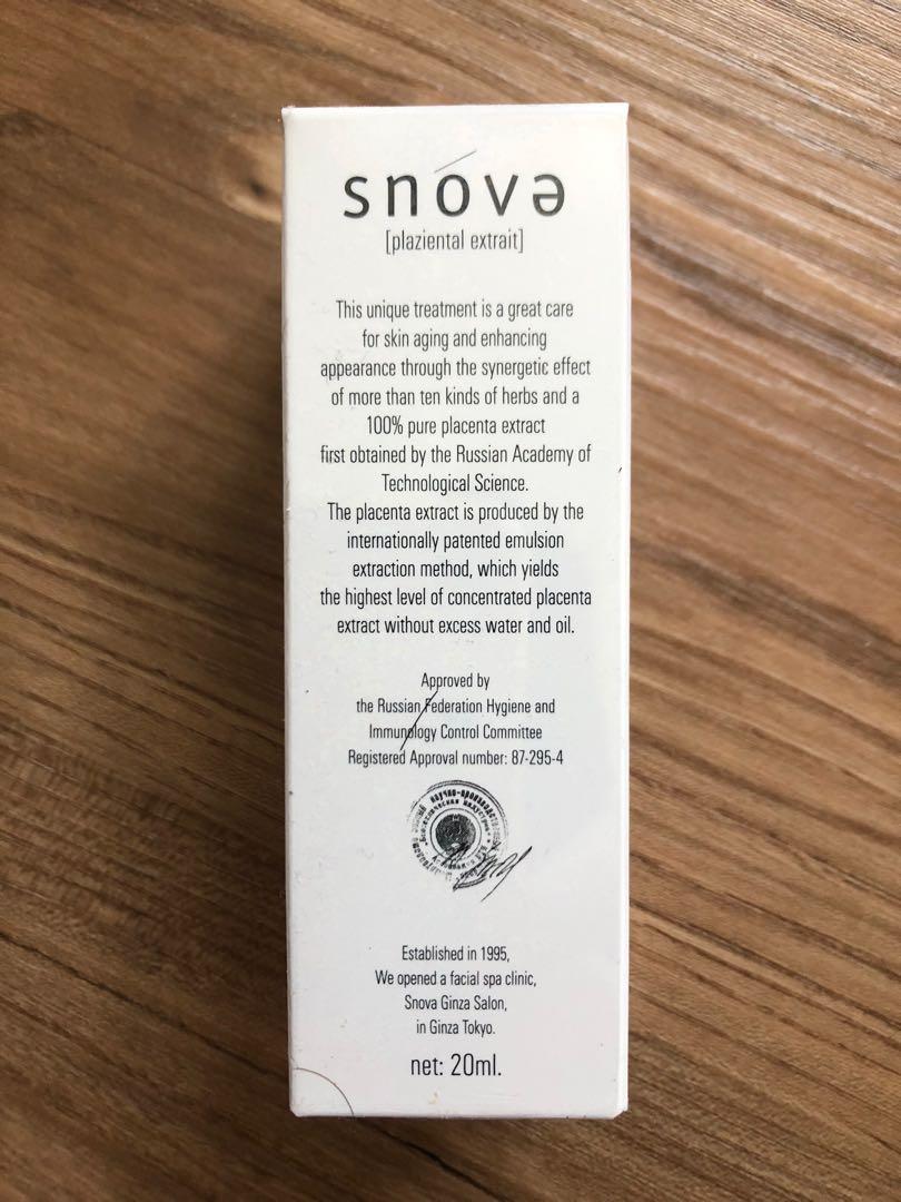 Snova plaziental extrait, Beauty & Personal Care, Face, Face Care on ...