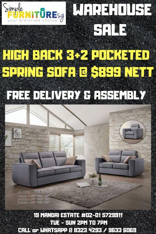 Sofa Warehouse Sale, Furniture & Home Living, Furniture, Sofas on Carousell